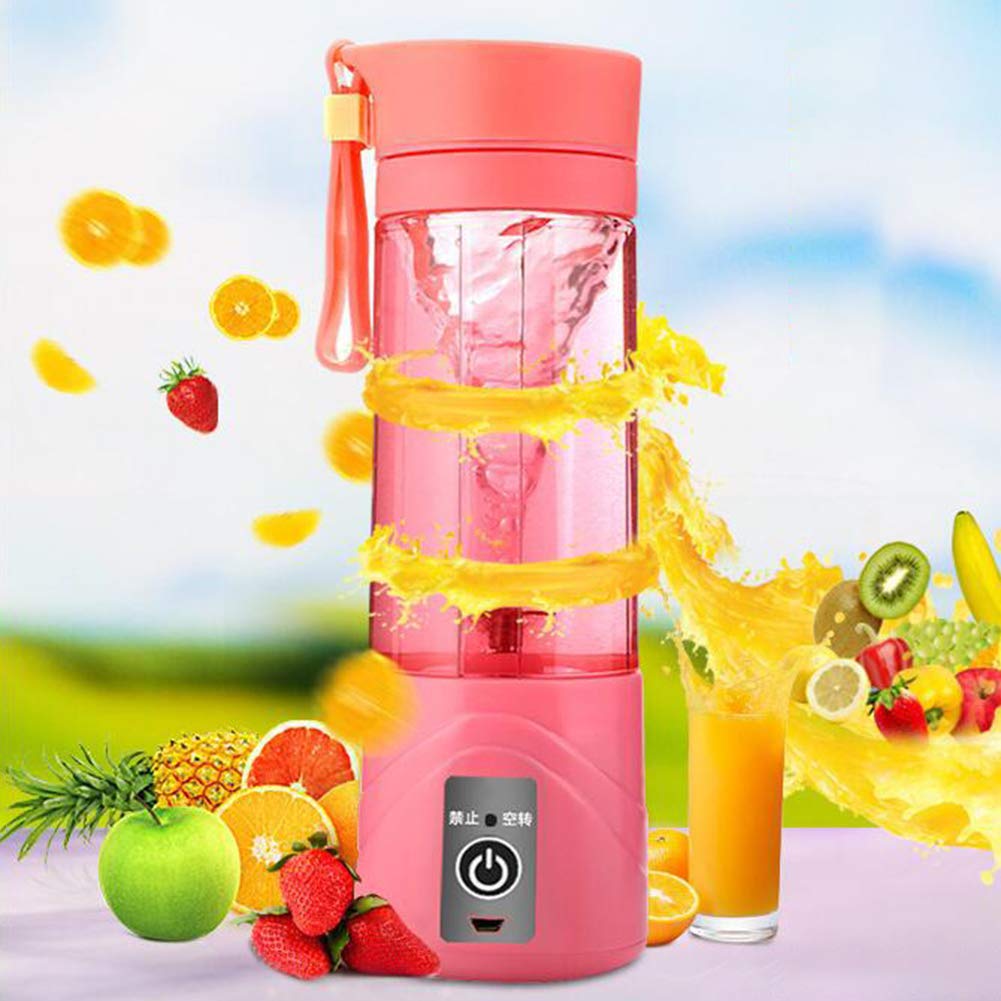 Luwsldirr 400ml Portable USB Electric Maker Blender Squeezer Bottle Fruit Juicer Smoothie