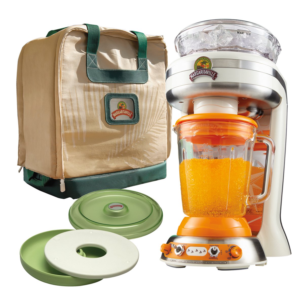 Margaritaville Key West Frozen Concoction Maker with Salt & Lime Tray & Travel Bag