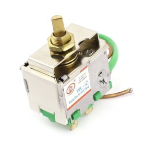 qtqgoitem 46cm length cord temperature control fridge thermostat dc 12-24v 10a (model: 2a3 d84 66c 0d4 98a)