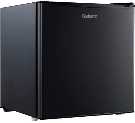 Galanz - 1.7 cubic foot compact dorm refrigerator, Black