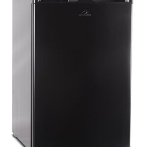 Commercial Cool CCR45B Compact Single Door Refrigerator and Freezer, 4.5 Cu. Ft. Mini Fridge, Black