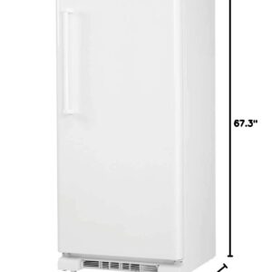 Danby DAR170A3WDD 30" Designer Series Apartment Size Refrigerator with 17 cu. ft. Capacity, Frost Free Operation, Precise Digital Thermostat and LED Lighting in White