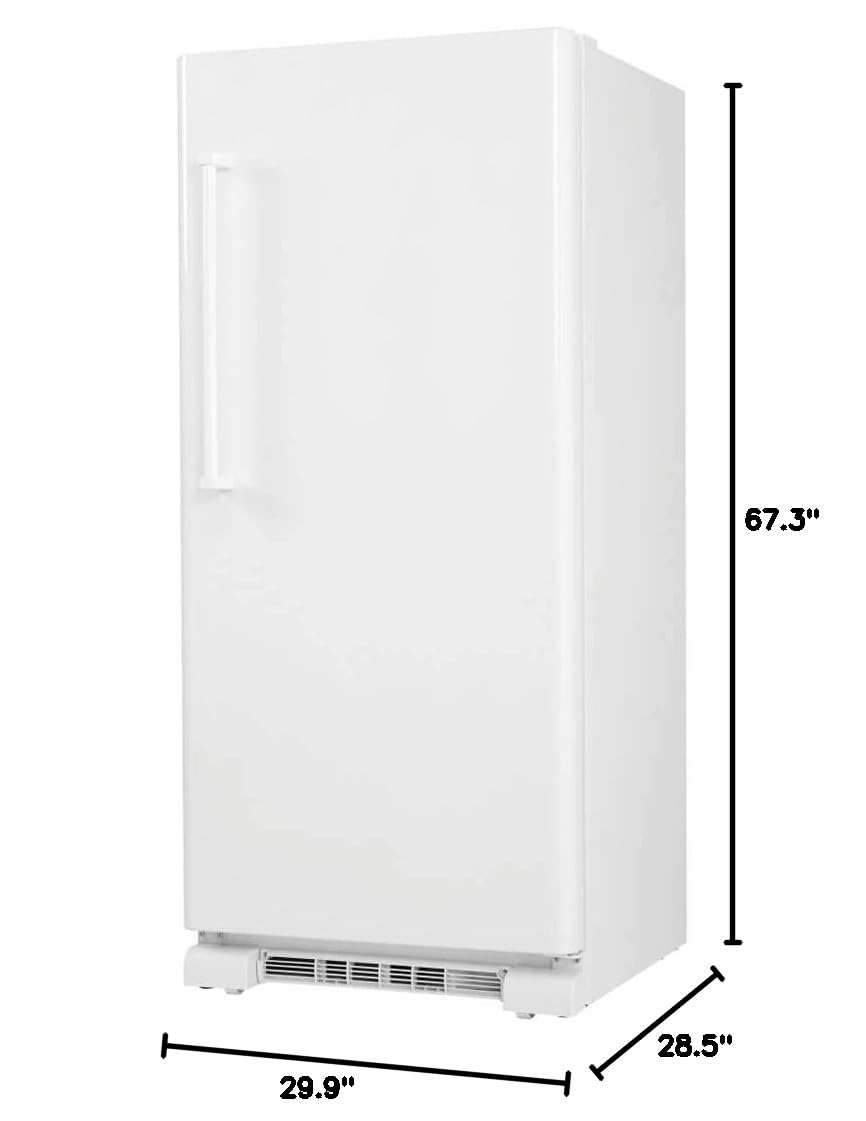 Danby DAR170A3WDD 30" Designer Series Apartment Size Refrigerator with 17 cu. ft. Capacity, Frost Free Operation, Precise Digital Thermostat and LED Lighting in White