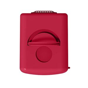 CURTIS EFMIS129-RED Frigidaire Retro Mini Compact Beverage Refrigerator, for Keeping Office Lunch Cool (RED) 1 gallon.