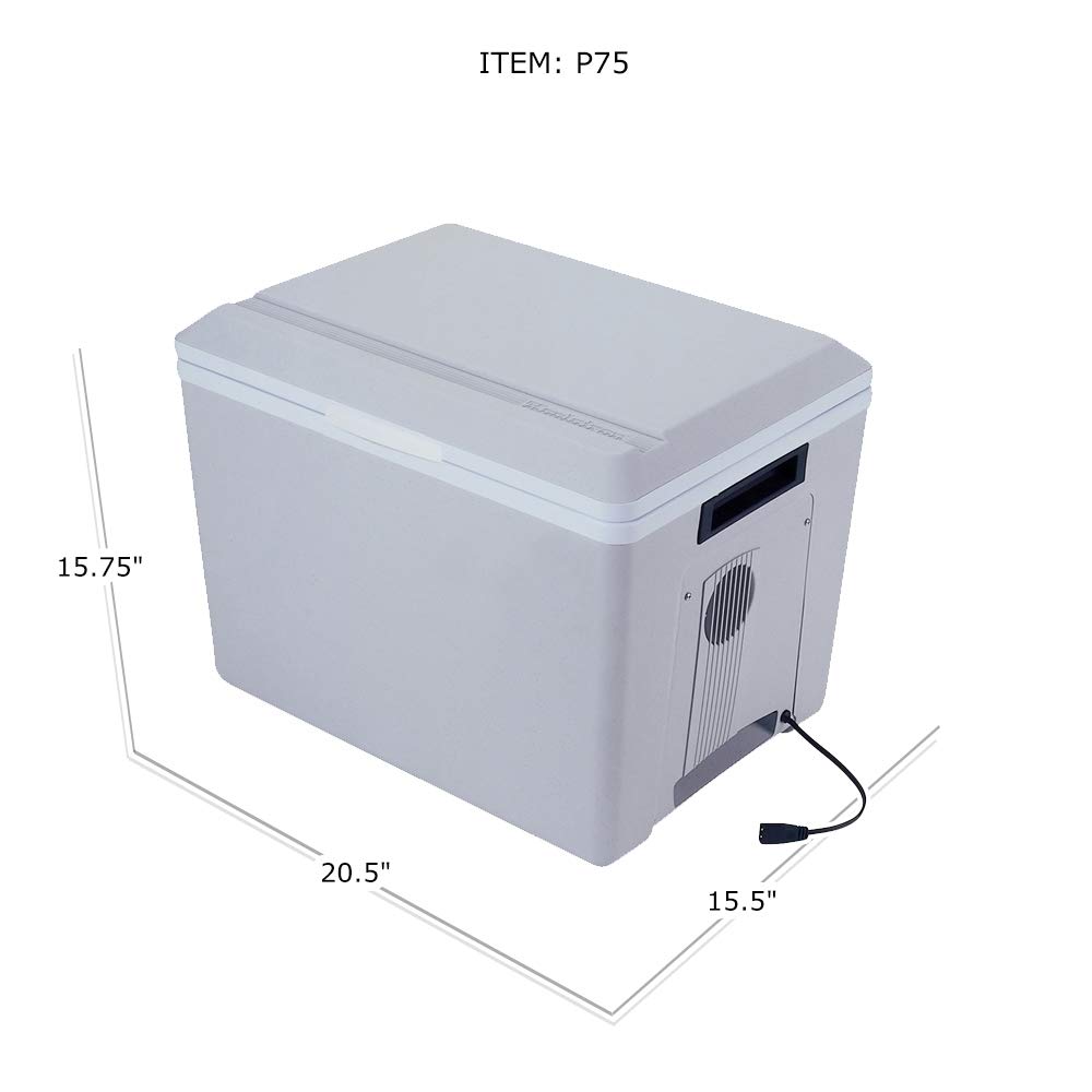 Koolatron P75 Iceless 36 Quart (34 L) 12v Thermoelectric Travel Cooler or Warmer (Renewed)