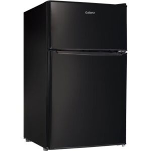 galanz 3.1 cu ft compact refrigerator, black