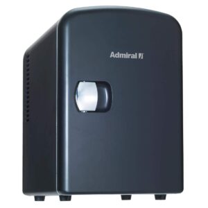 admiral - america portable mini fridge 6 can capacity