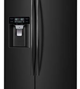 Daewoo FRS-Y22D2B Side Refrigerator, Black, includes delivery and hookup