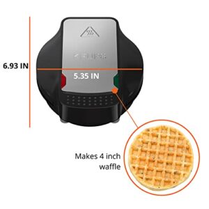 KRUPS Simply Round Waffle Maker, 4 inches