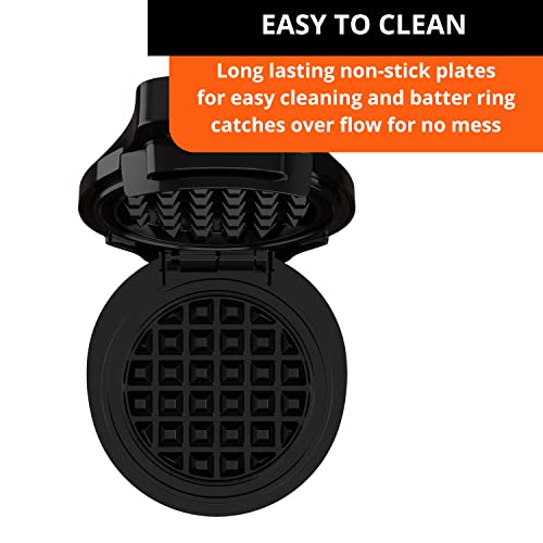 KRUPS Simply Round Waffle Maker, 4 inches