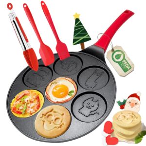 dayooh pancake maker for kids, waffle maker breakfast, sarten para pancakes, egg cooker pan mini pancakes pan animal pancake molds pancake shapes nonstick crepe pan pancake griddle