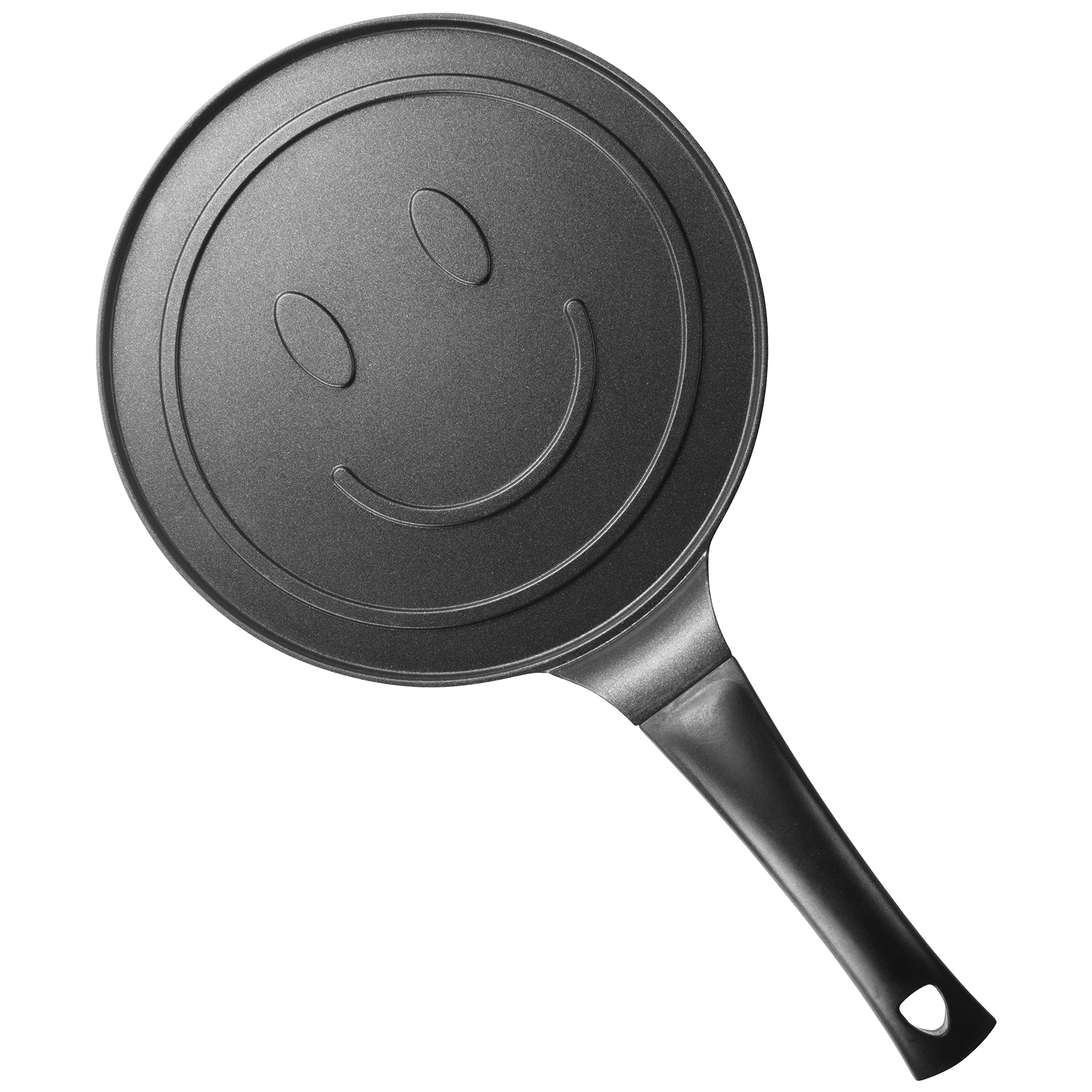 CucinaPro XL Smiley Face Pancake Pan, 10-Inch, Nonstick, Aluminum, With Edible Food Markers, Perfect for Kids' Arts & Crafts, Easy Cleanup