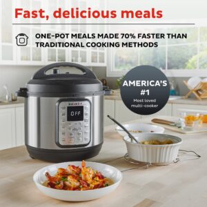 Instant Pot Duo Plus 9-in-1 Electric Pressure Cooker + Ceramic Inner Cooking Pot, 8 Quart