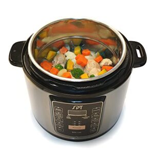 EPC-13CA: 6.5-Quart Stainless Steel Electric Pressure Cooker with Quick Release Button