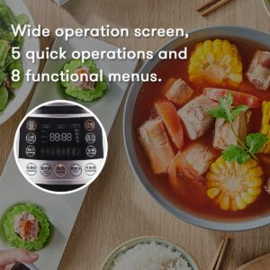 Joyoung Household Smart Electric Pressure Cooker Y-50C19US Spherical Double Gallbladder Smart Pressure 5L