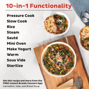 Instant Pot Pro 10-in-1 Pressure Cooker Bundle with 2 Sealing Rings