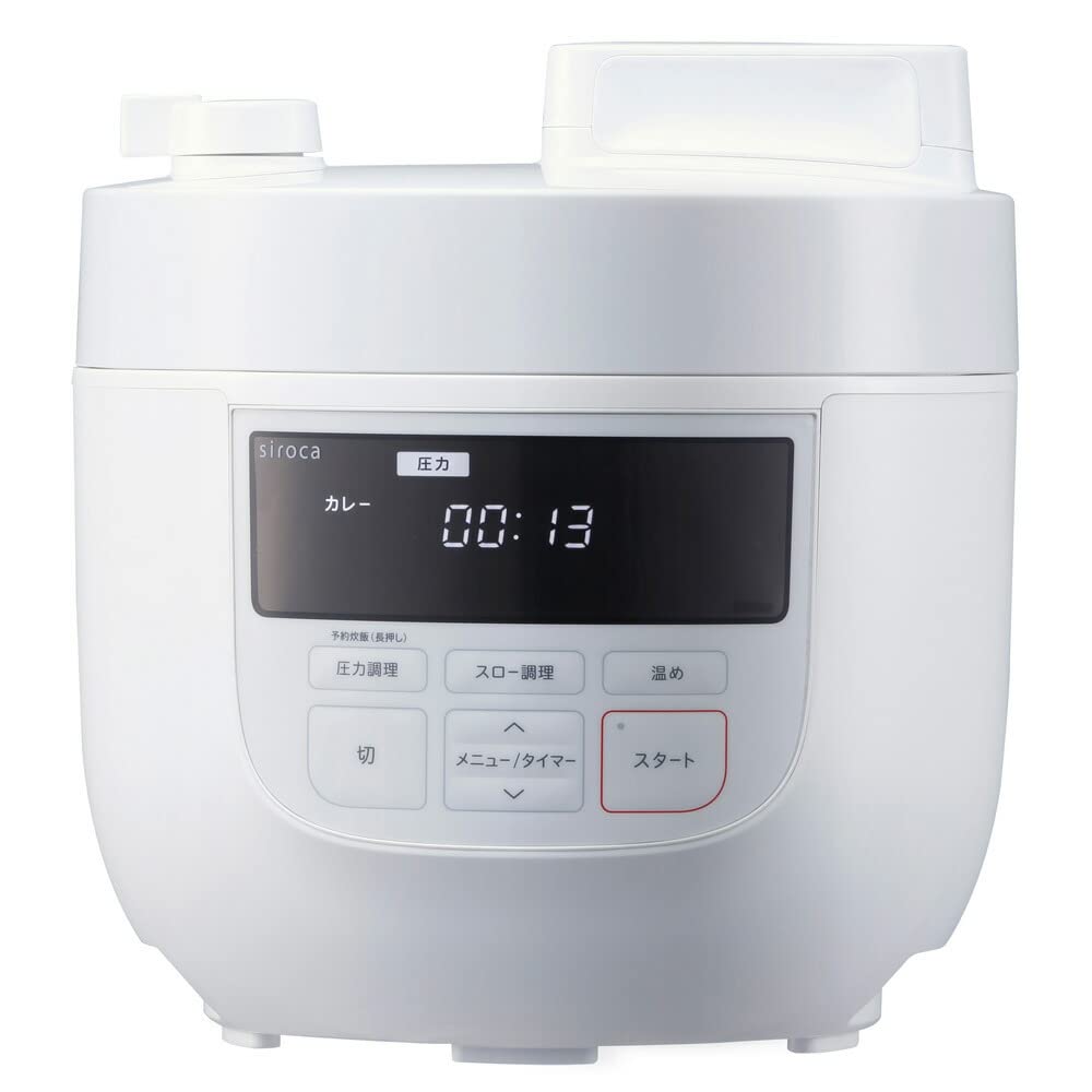 siroca Electric Pressure Cooker (4L) SP-4D151WH (WHITE)【Japan Domestic genuine products】【Ships from JAPAN】