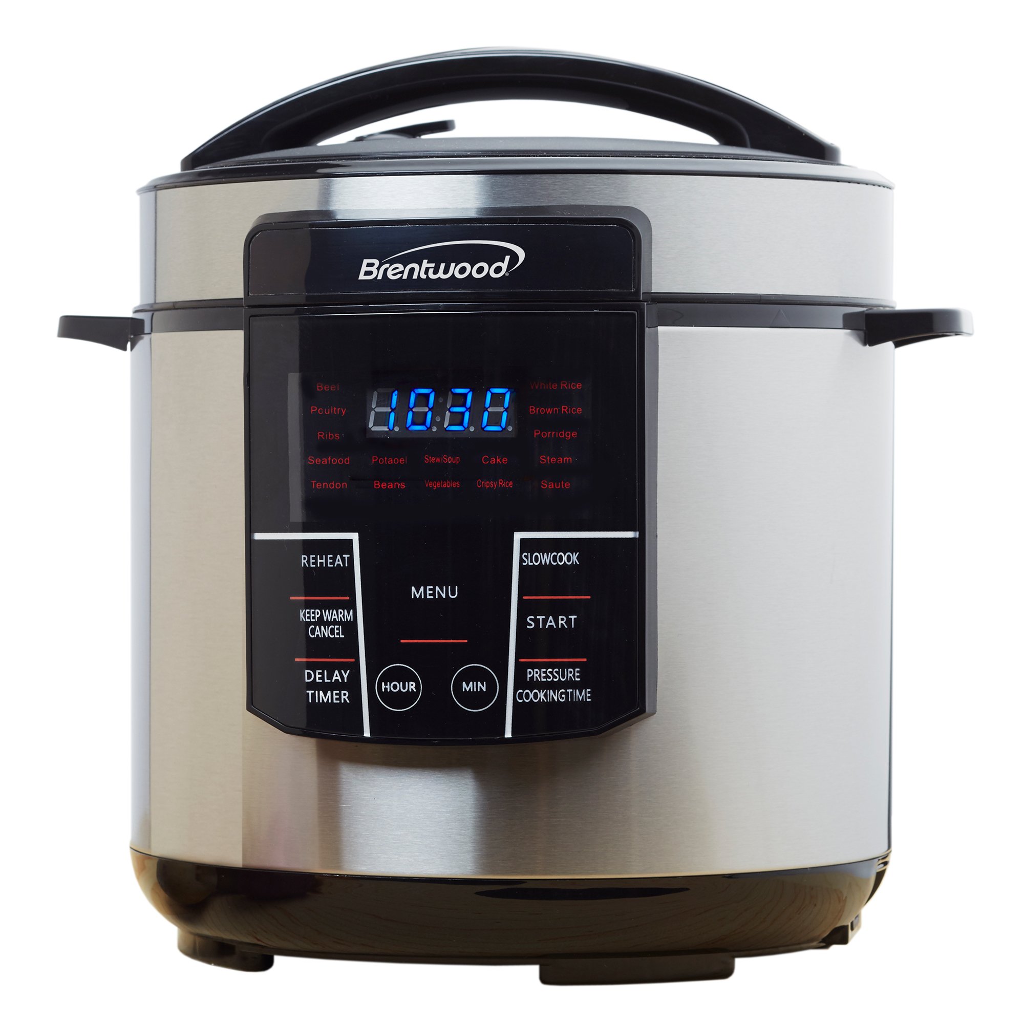 Brentwood Select EPC-626 6 Quart Digital Pressure Multi Cooker, Stainless Steel