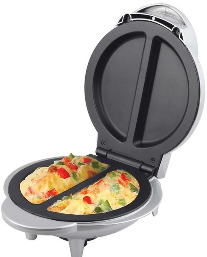 Brentwood Electric Omelet Maker, Non-Stick, Silver