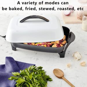 16 inch Nonstick Electric Skillet - Roasts, fries, grills, stews, bakes, and makes one-dish meals.