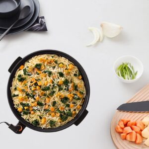 14" Family-Sized Nonstick Electric Skillet - Serves 4 to 6 People (5Qt.)