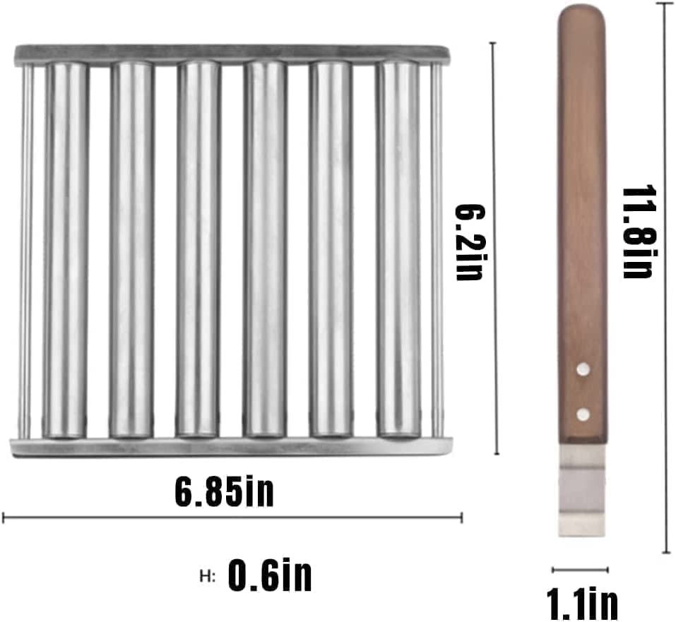 Hot Dog Roller,Dismantle The Hot Dog Rack, Sausage Grill, Wooden Handle, Stainless Steel BBQ Hot Dog Rack, Stainless Steel Hot Dog Rack