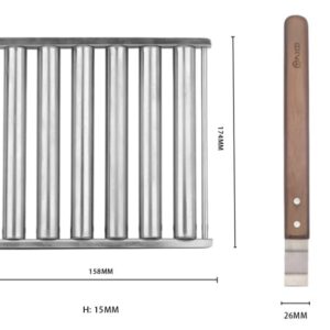 Hot Dog Roller,Dismantle The Hot Dog Rack, Sausage Grill, Wooden Handle, Stainless Steel BBQ Hot Dog Rack, Stainless Steel Hot Dog Rack