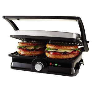 Sunbeam CKSBPM5020 Panini Maker, Small, Black