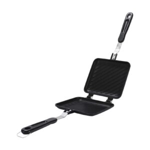 sandwich maker, double-coated non-stick grilled sandwich and panini maker, hot sandwich maker pan nonstick aluminum flip pan