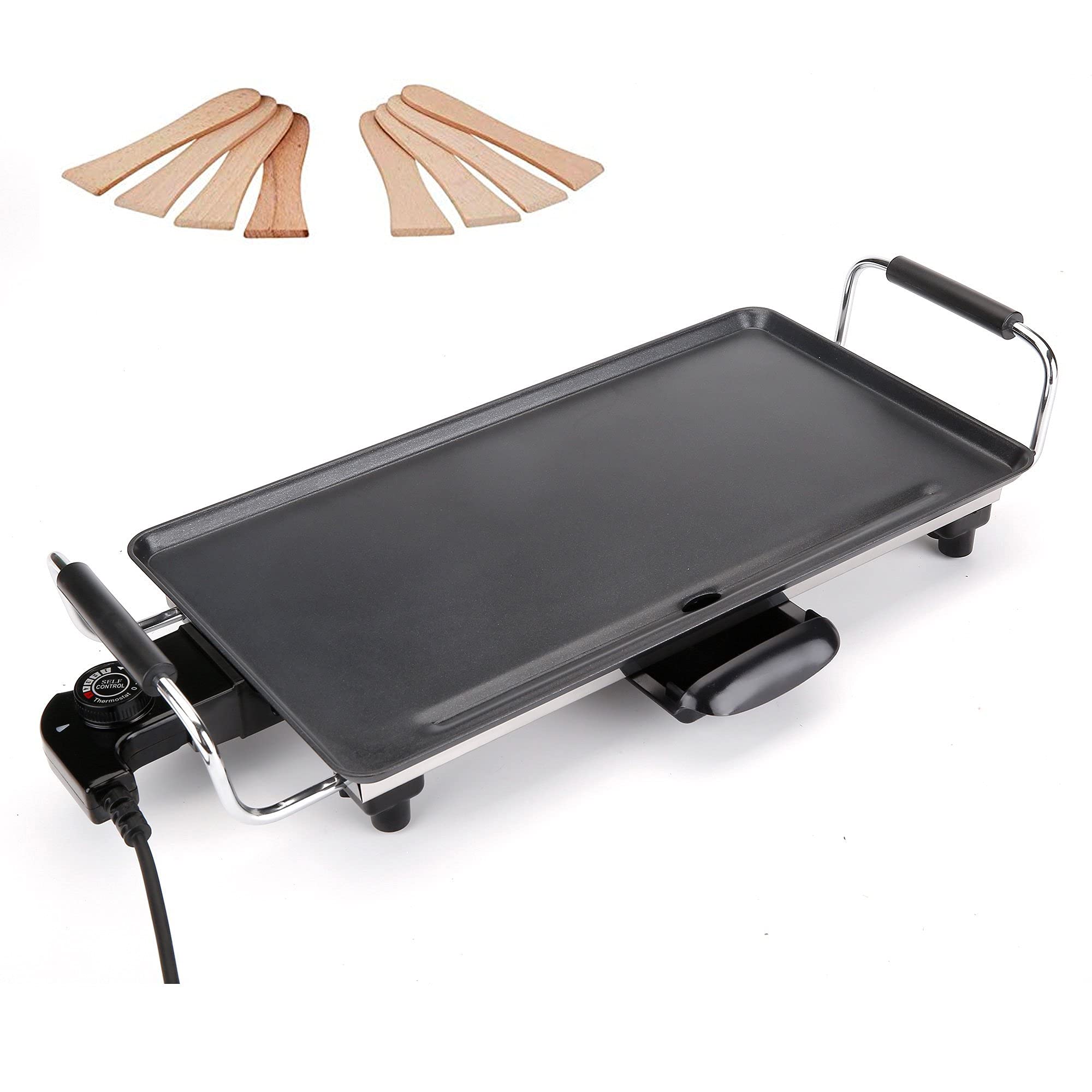 The Teppantastic Electric Grill | Tabletop BBQ with large non-stick hot plate | From Jean Patrique