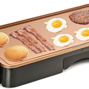 Extra-Large Nonstick Ceramic Electric Griddle - Make up to 12 Pancakes or Eggs at Once