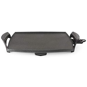 presto 07056 22' durarock griddle, 22 inch, black/gray