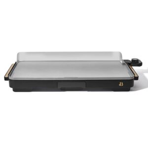 beautiful 12" x 22" extra large griddle, by drew barrymore (black sesame)