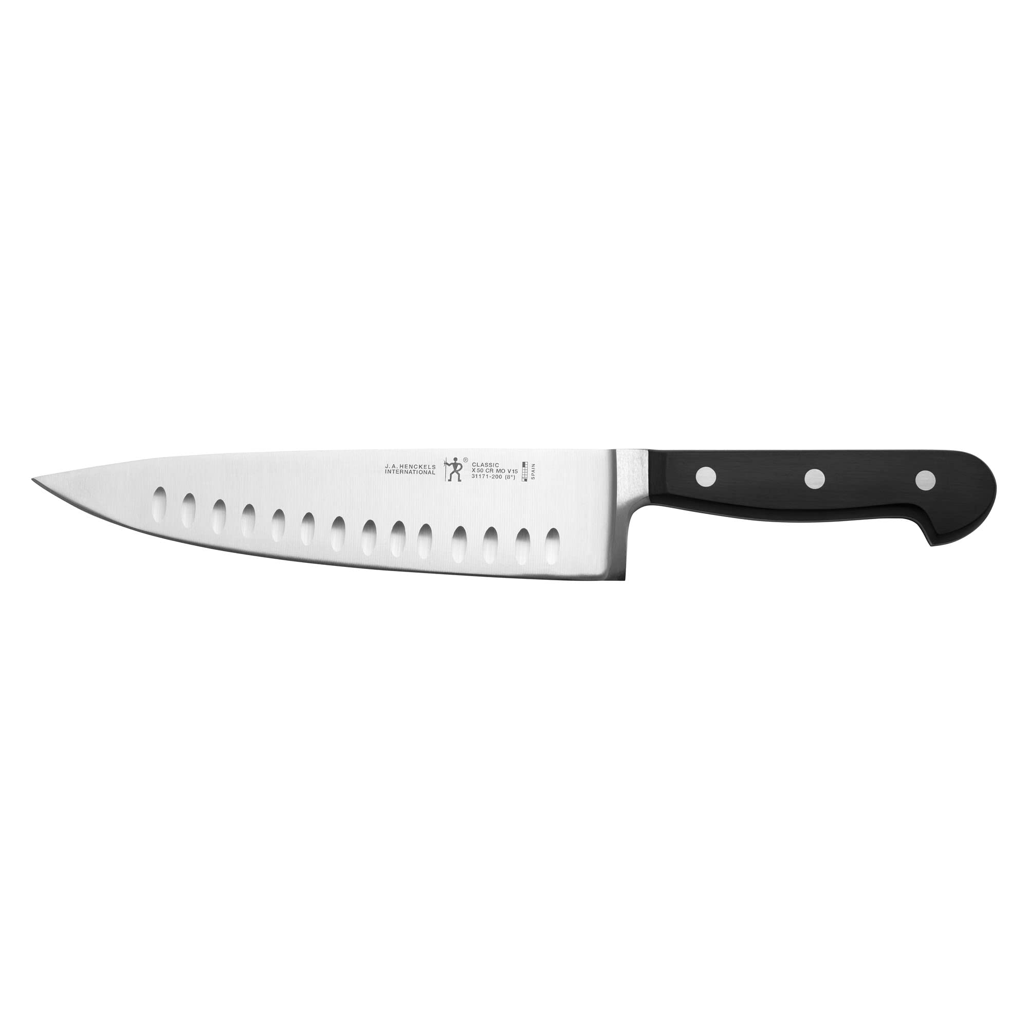 J.A. Henckels International Classic 8-Inch Hollow Edge Chef's Knife