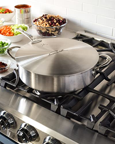 Thomas Keller Insignia by Hestan - Stainless Steel 9 Quart Rondeau, Induction Cooktop Compatible