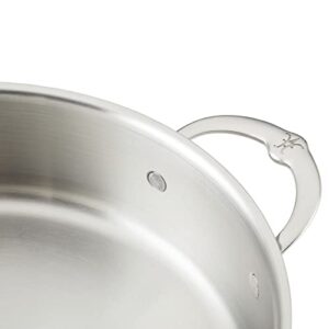 Thomas Keller Insignia by Hestan - Stainless Steel 9 Quart Rondeau, Induction Cooktop Compatible