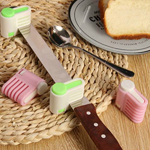 Hand Tools Hand Tools Cake Bread Slicing Cutter Tools: 6pcs DIY Dessert 5 Layers Auxiliary Toast Slice Fixator Tool for Kitchen Gadgets Random Color Adjustable Dividers Bread Slicer Guide