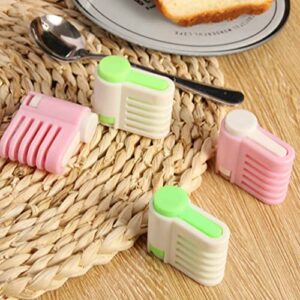 Hand Tools Hand Tools Cake Bread Slicing Cutter Tools: 6pcs DIY Dessert 5 Layers Auxiliary Toast Slice Fixator Tool for Kitchen Gadgets Random Color Adjustable Dividers Bread Slicer Guide