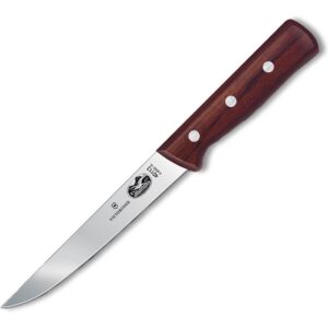 victorinox boning, 6" straight, wide, stiff, rosewood handle