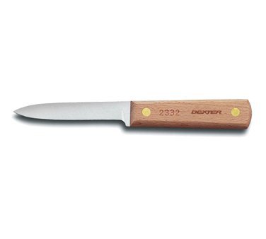 Dexter Russell Traditional (15271) Paring Knife, 3-1/4", high-Carbon Steel, Beech Handle, 2332