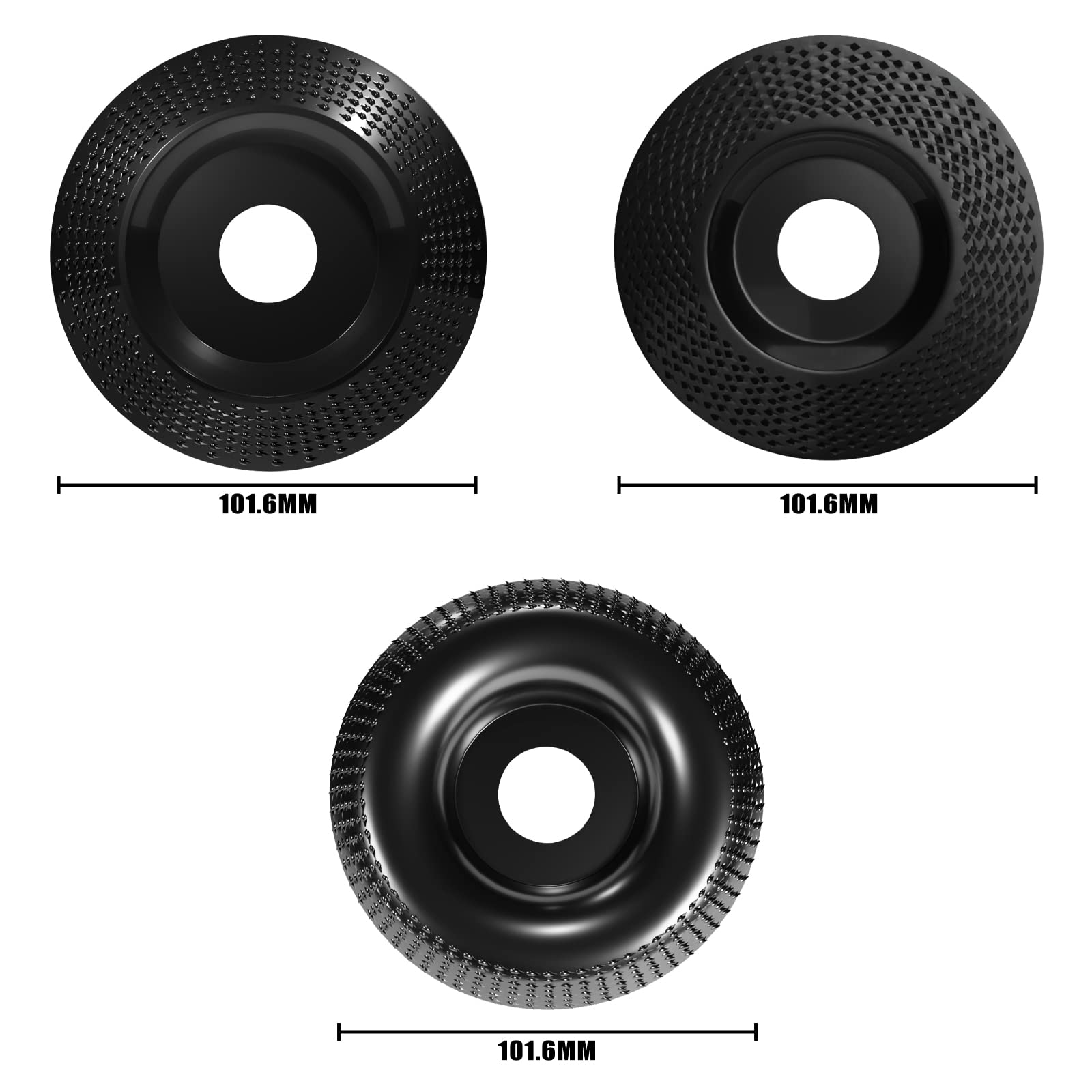 CSOOM Wood Turbo Carving Disc 13 Pieces Set for Wood Cutting, Grinder Cutting Wheel Attachments