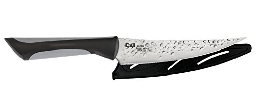 Kai PRO Luna 3 Piece Starter Knife Set, Kitchen Knife Set, Includes 8" Chef's Knife, 3.5" Paring Knife, and 6" Utility Knife, Hand-Sharpened Japanese Kitchen Knives,Silver