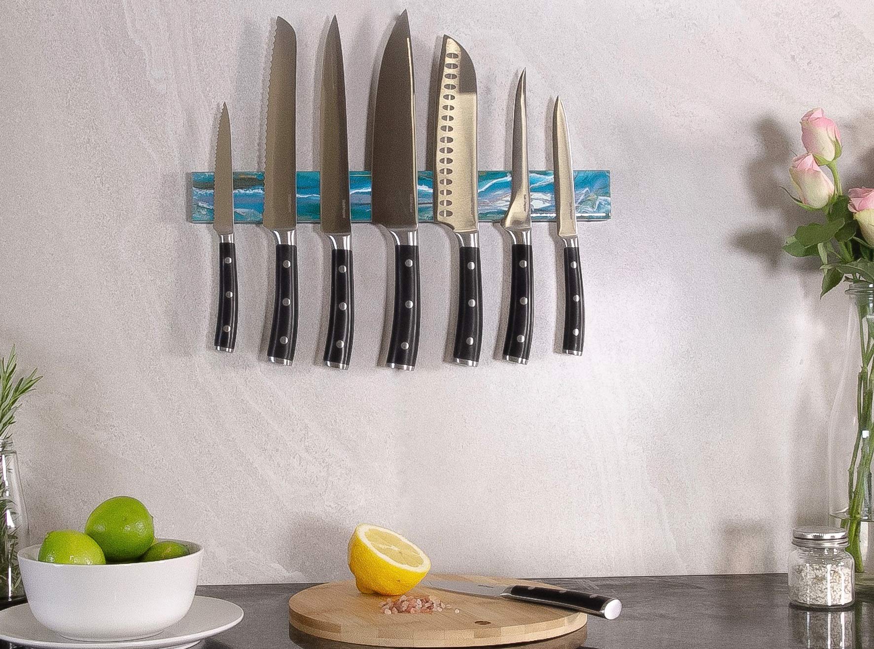 Ocean Resin Magnetic Knife Strip