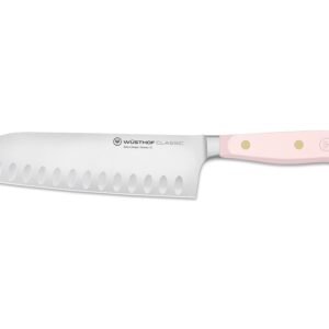 WÜSTHOF Classic Pink Himalayan Salt 7" Santoku Knife