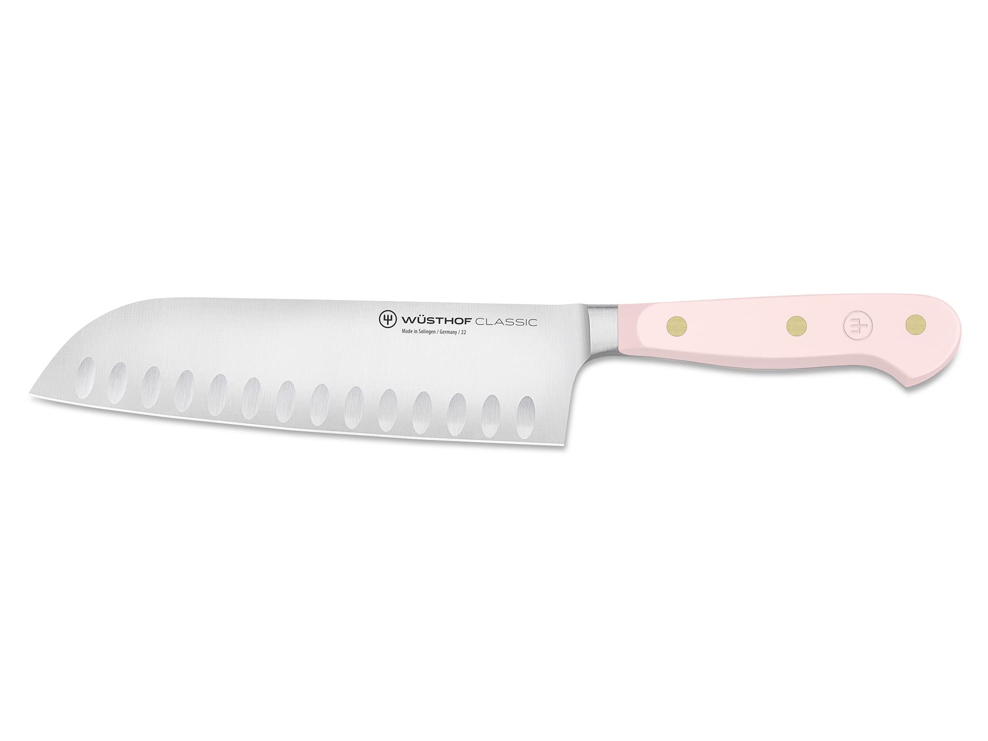 WÜSTHOF Classic Pink Himalayan Salt 7" Santoku Knife