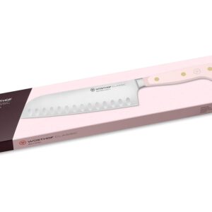 WÜSTHOF Classic Pink Himalayan Salt 7" Santoku Knife