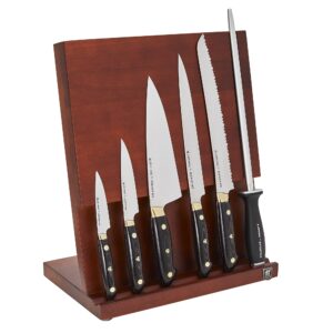 kramer by zwilling euroline carbon collection 2.0 7-pc knife block set