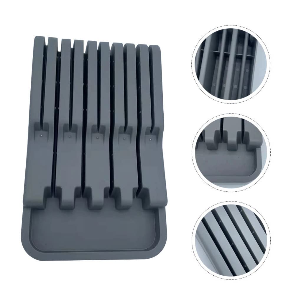 PACKOVE Kitchen Knife Block Drawer Knife Divider Knife Draining Rack Knives Organization Holder Knives Cutter Saver for Home Kitchen Restaurant