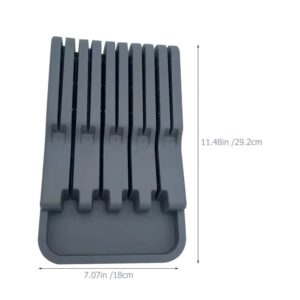 PACKOVE Kitchen Knife Block Drawer Knife Divider Knife Draining Rack Knives Organization Holder Knives Cutter Saver for Home Kitchen Restaurant