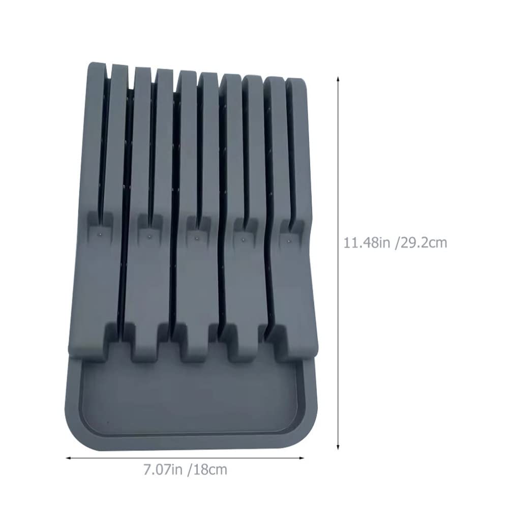 PACKOVE Kitchen Knife Block Drawer Knife Divider Knife Draining Rack Knives Organization Holder Knives Cutter Saver for Home Kitchen Restaurant